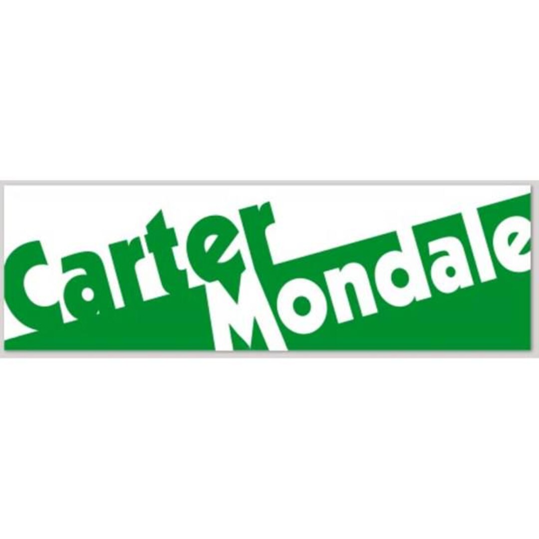 Jimmy Carter Walter Mondale Replica 1976 President Campaign - Bumper ...