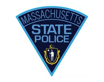 Massachusetts State Police Patch Sticker - Etsy