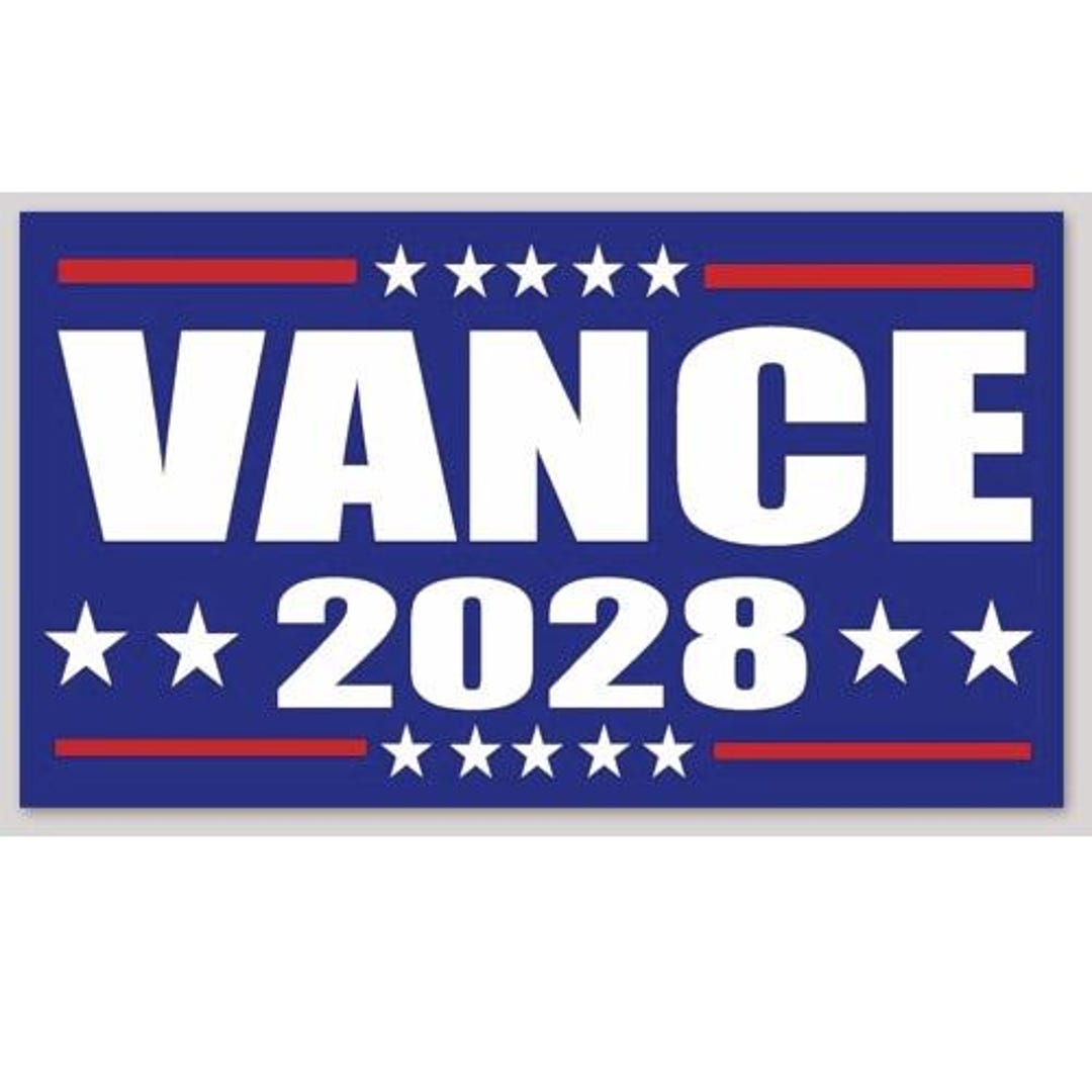 JD Vance for President 2028 6x3.5 Inch Bumper Sticker - Etsy