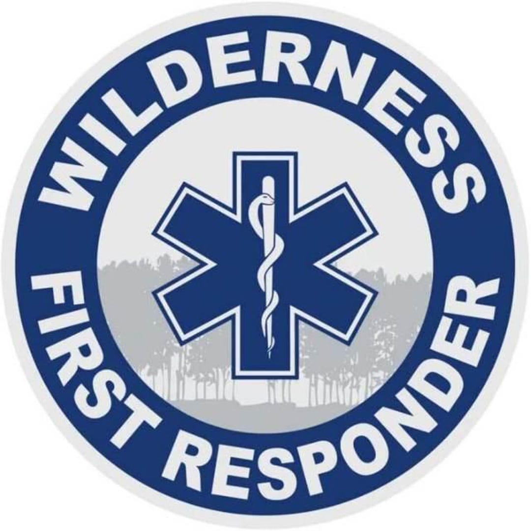 3 Inch Reflective Wilderness First Responder Blue - Vinyl Sticker - Etsy