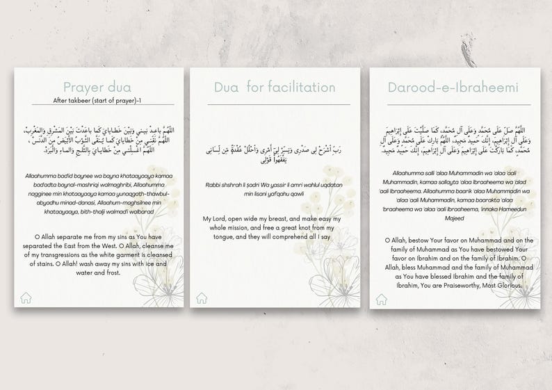 Dua Guide | Digital Download | Dua Book | Arabic Transliteration ...
