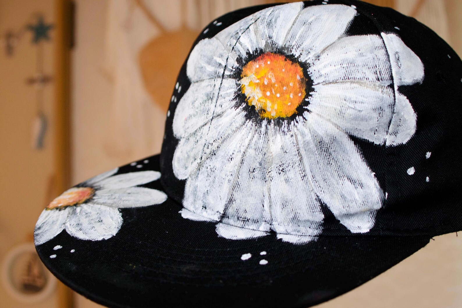 Hand Painted Cap, Women's Baseball Cap, READY to SHIP Summer Cap ...