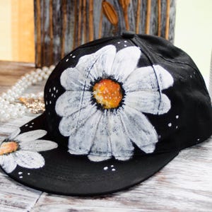 Hand Painted Cap, Women's Baseball Cap, READY to SHIP Summer Cap ...