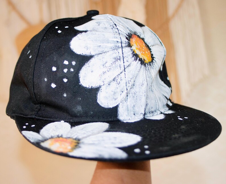 Hand Painted Cap, Women's Baseball Cap, READY to SHIP Summer Cap ...