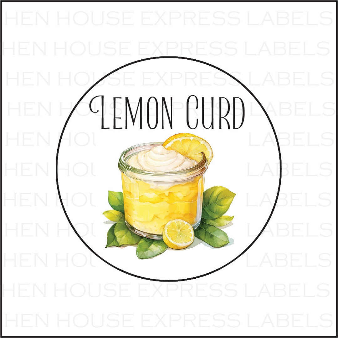 40 Lemon Curd Canning Labels Stickers - Etsy