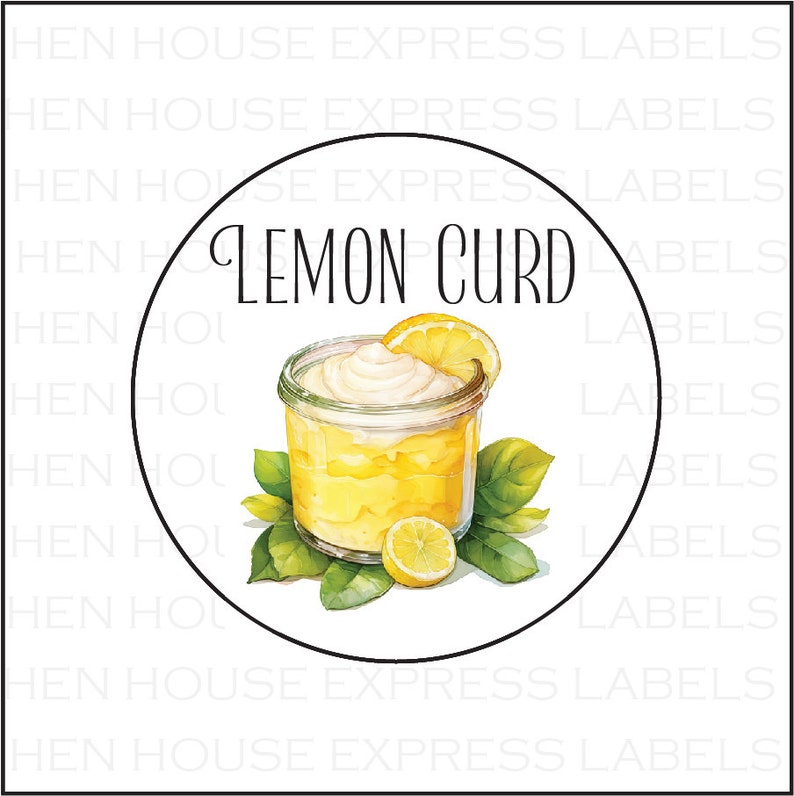 40 Lemon Curd Canning Labels Stickers - Etsy