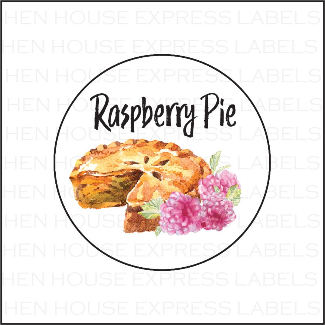 40 Raspberry Pie Labels Stickers - Etsy