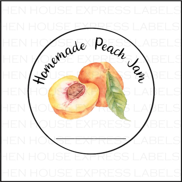 Peach Labels - Etsy