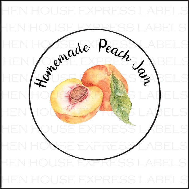 Peach Labels - Etsy