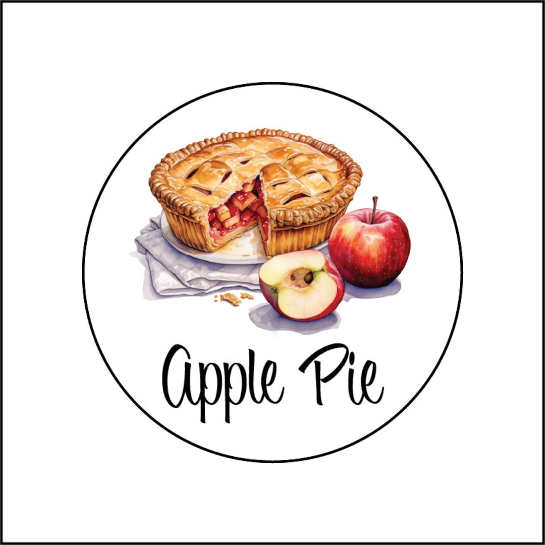 40 Apple Pie Labels Stickers - Etsy