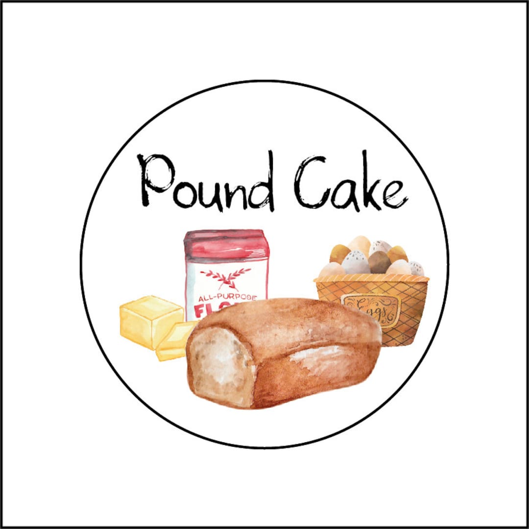 40 Pound Cake Labels Stickers - Etsy