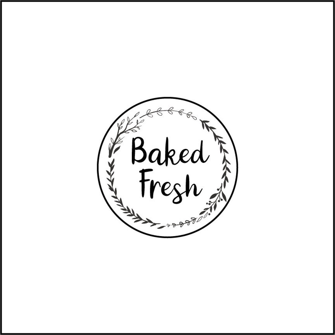 96 Baked Baked Fresh Labels Stickers - Etsy