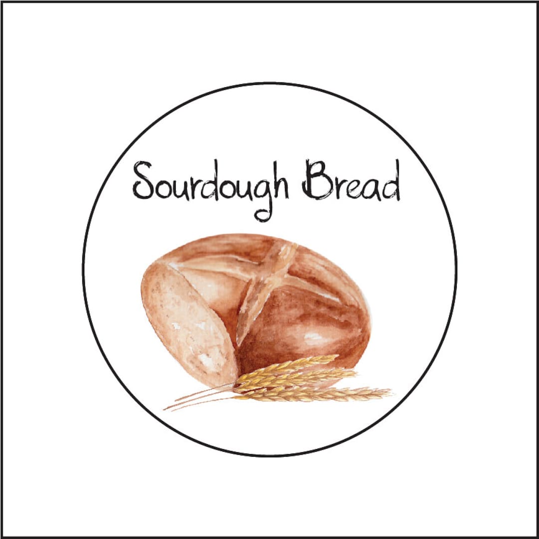 40 Sourdough Bread Labels Sticker - Etsy