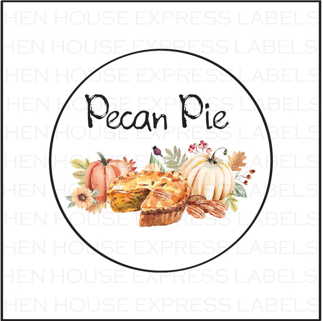 40 Pecan Pie Labels Stickers - Etsy