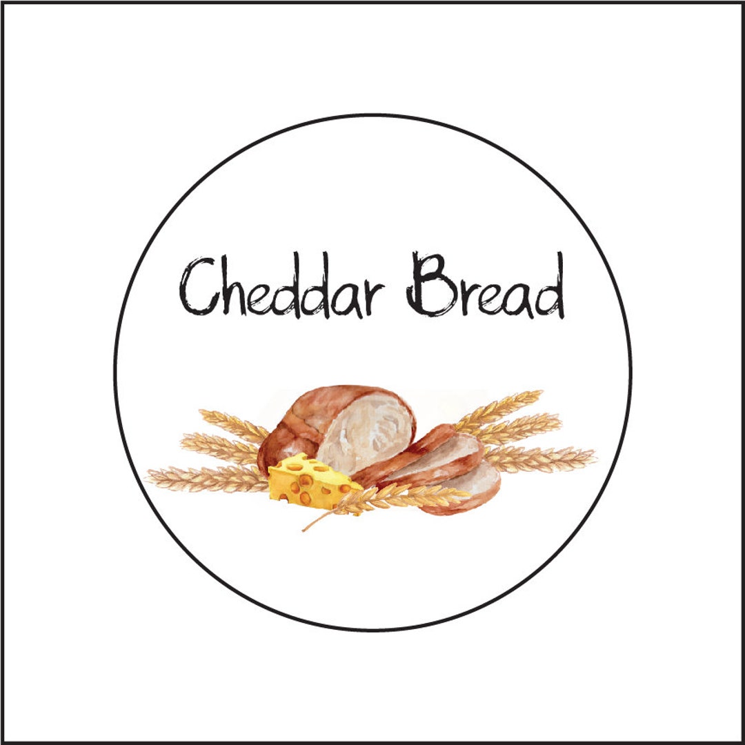 40 Cheddar Bread Labels Stickers - Etsy