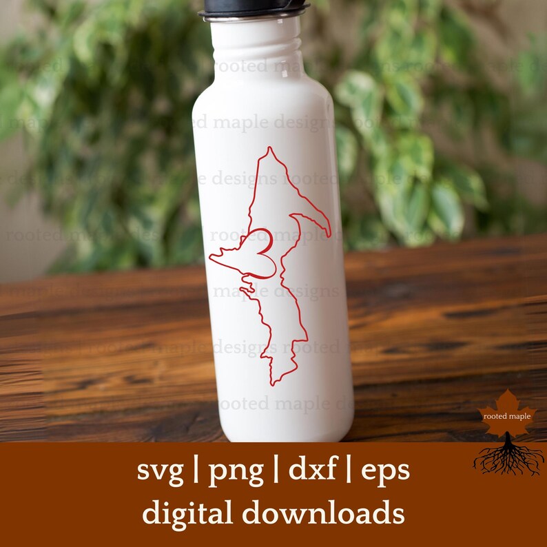 Michigan Upper Peninsula SVG PNG Digital Download, UP Michigan Dxf Eps ...