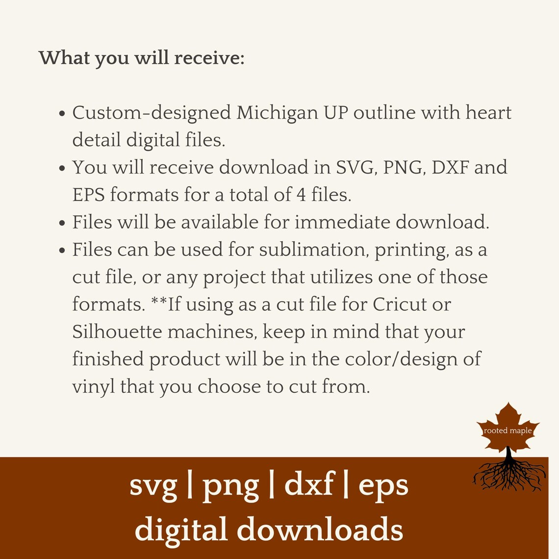 Michigan Upper Peninsula SVG PNG Digital Download, UP Michigan Dxf Eps ...
