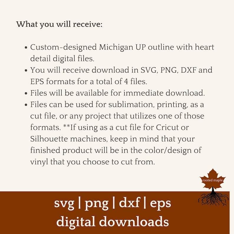 Michigan Upper Peninsula SVG PNG Digital Download, UP Michigan Dxf Eps ...