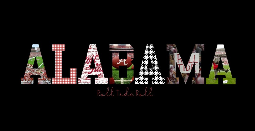 Alabama Roll Tide Design Digital Print - Etsy