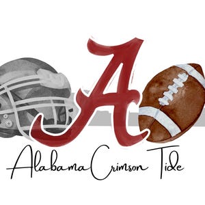 Alabama Football Helmet - Etsy