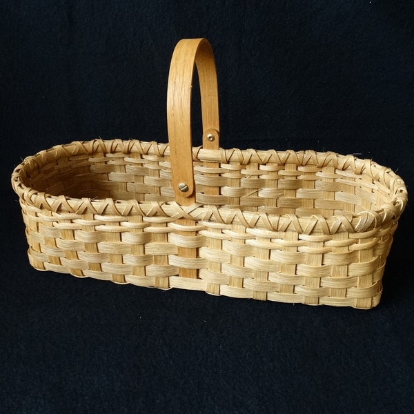 Woven Basket With Handle - Etsy