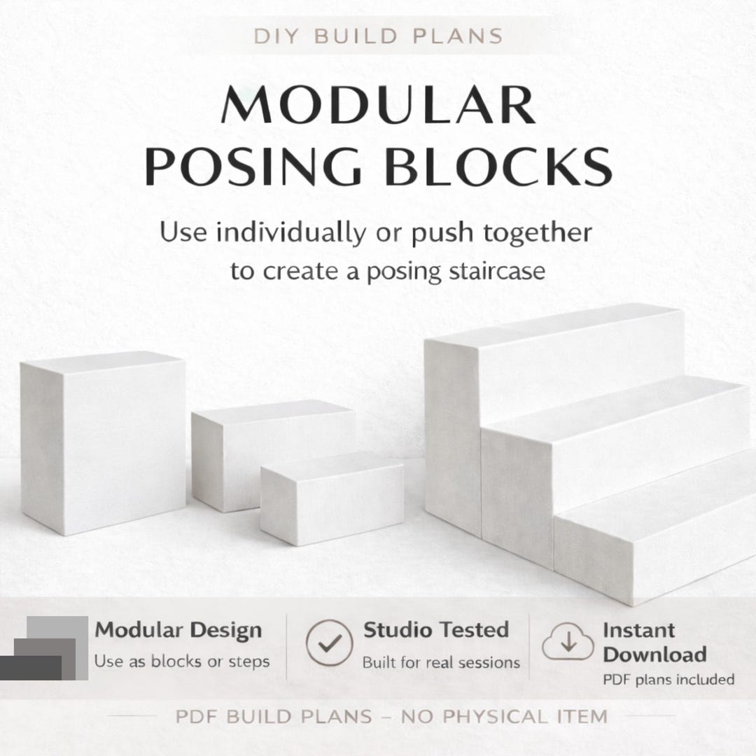 Photography Posing Box Steps – Woodworking Plans for Photographers ...