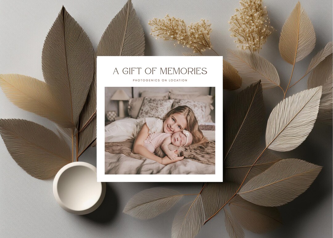 Modern Gift Card Template: Editable Canva Design and Digital Download ...