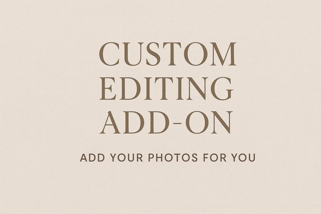 Custom Card Editing Add-on I Add Photos & Update Text - Etsy
