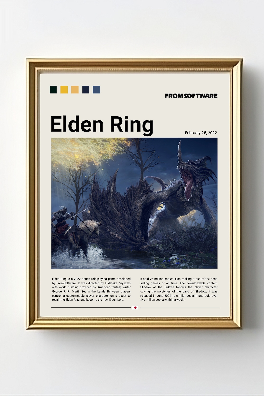 Elden Ring Digital Art Print - High-resolution Gaming Wall Art ...