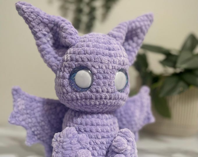 Crochet Bat | Bat Plush | Halloween Stuffy | Spooky Bat | Boo Basket - Etsy