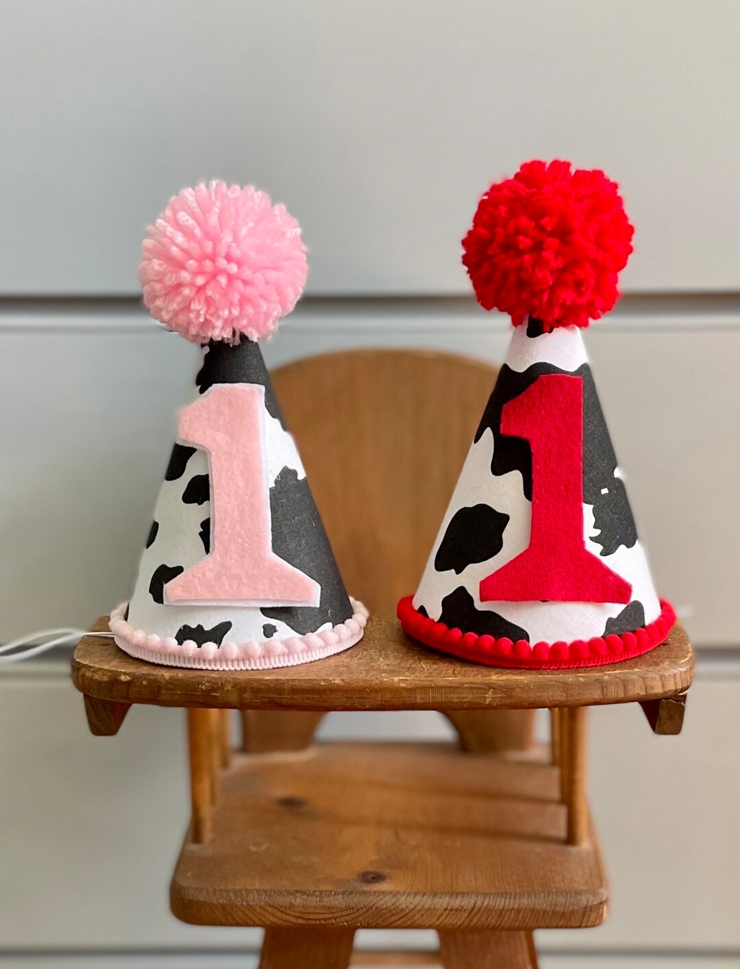 Cow Party Hat, 1st Birthday Hat, Farm Themed Hat, Western Theme ...