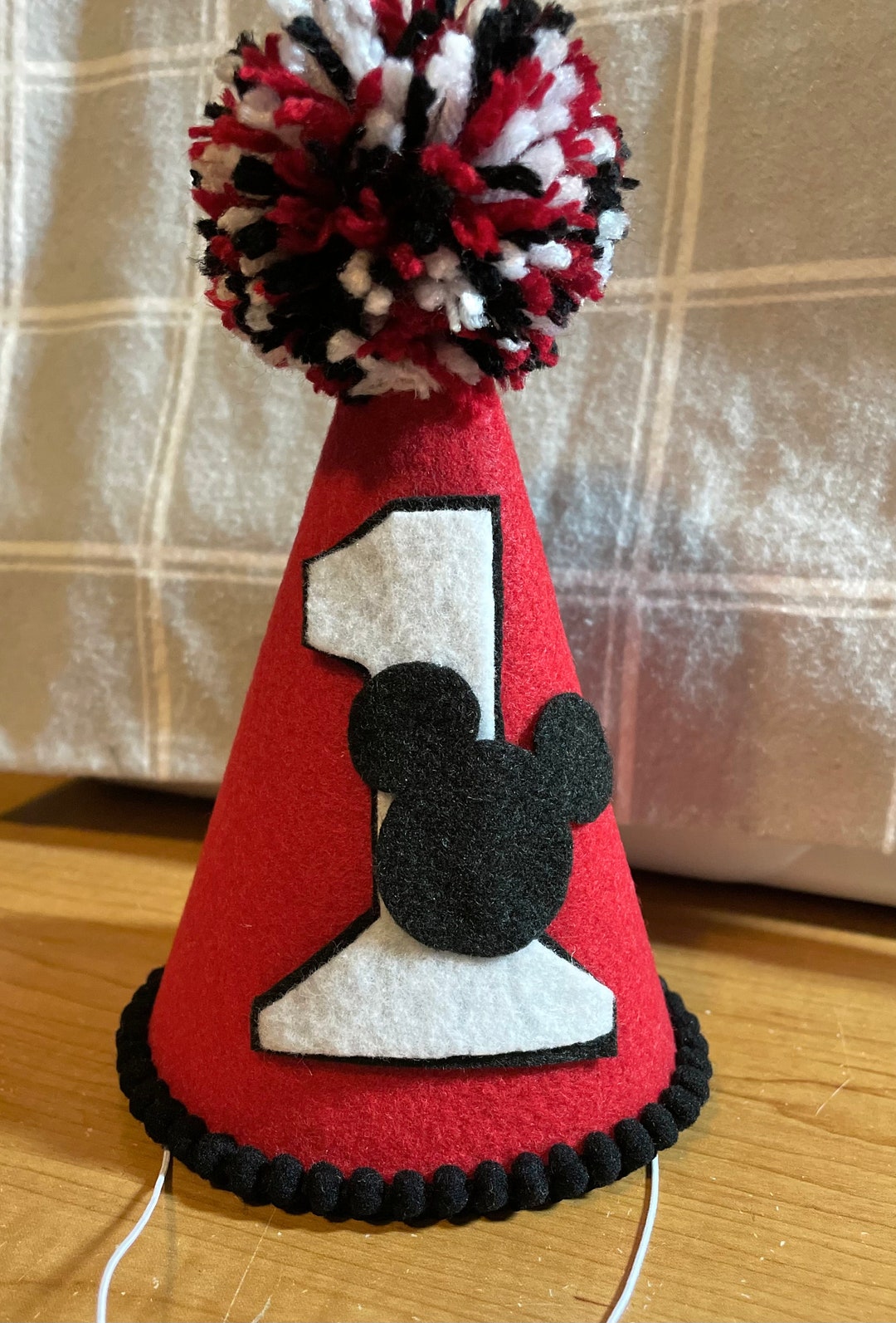 Kid’s Birthday Party Hat, Party Hat, Classic Mickey Party Theme, 1st ...