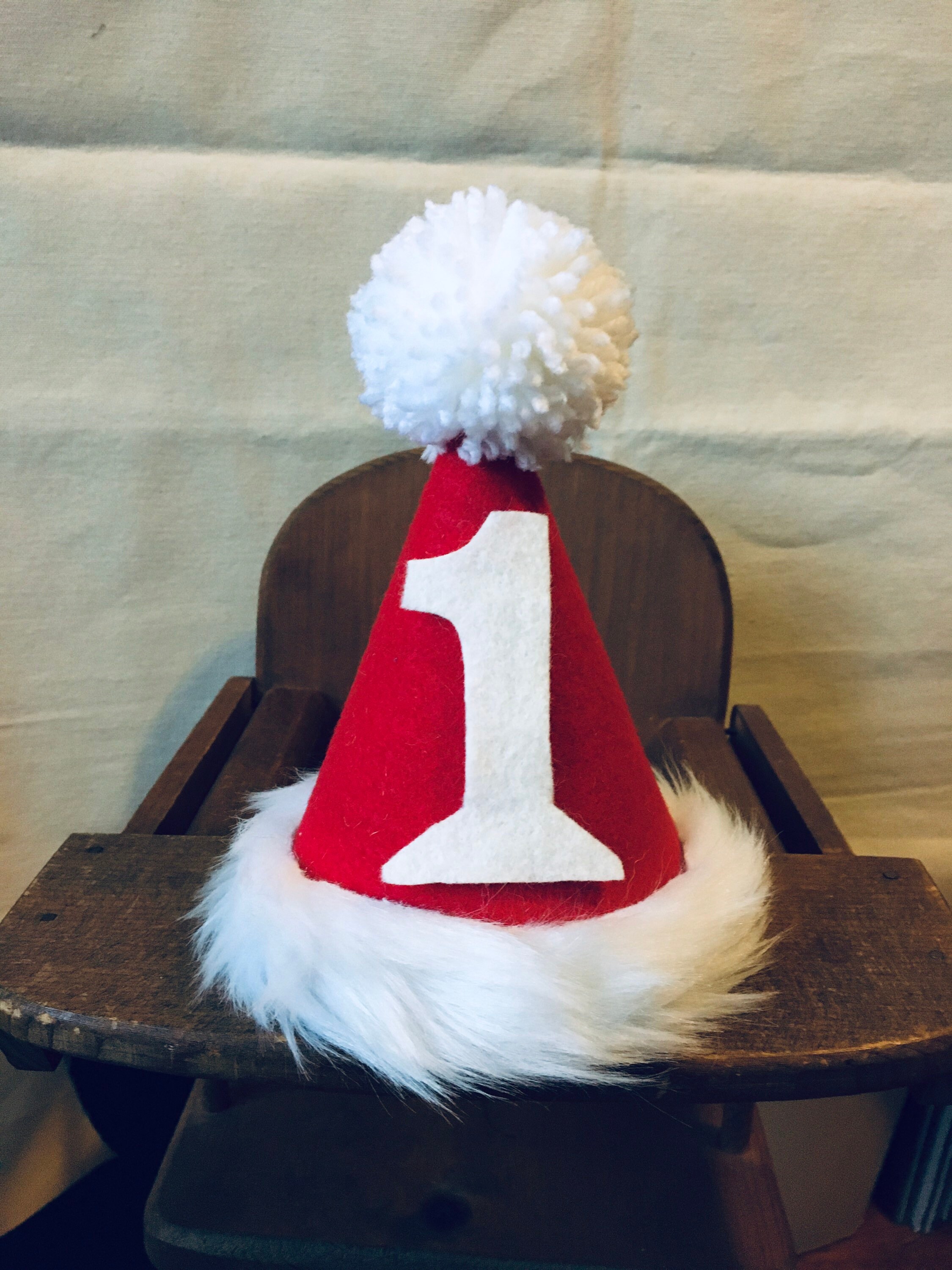 Santa Hat, Santa Party Hat, Santa Birthday Decor, Birthday Crown ...