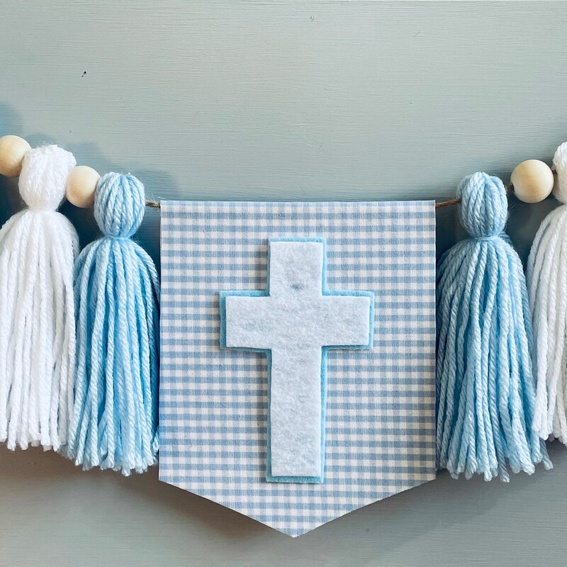 Baby Blue Fabric Garland - Etsy