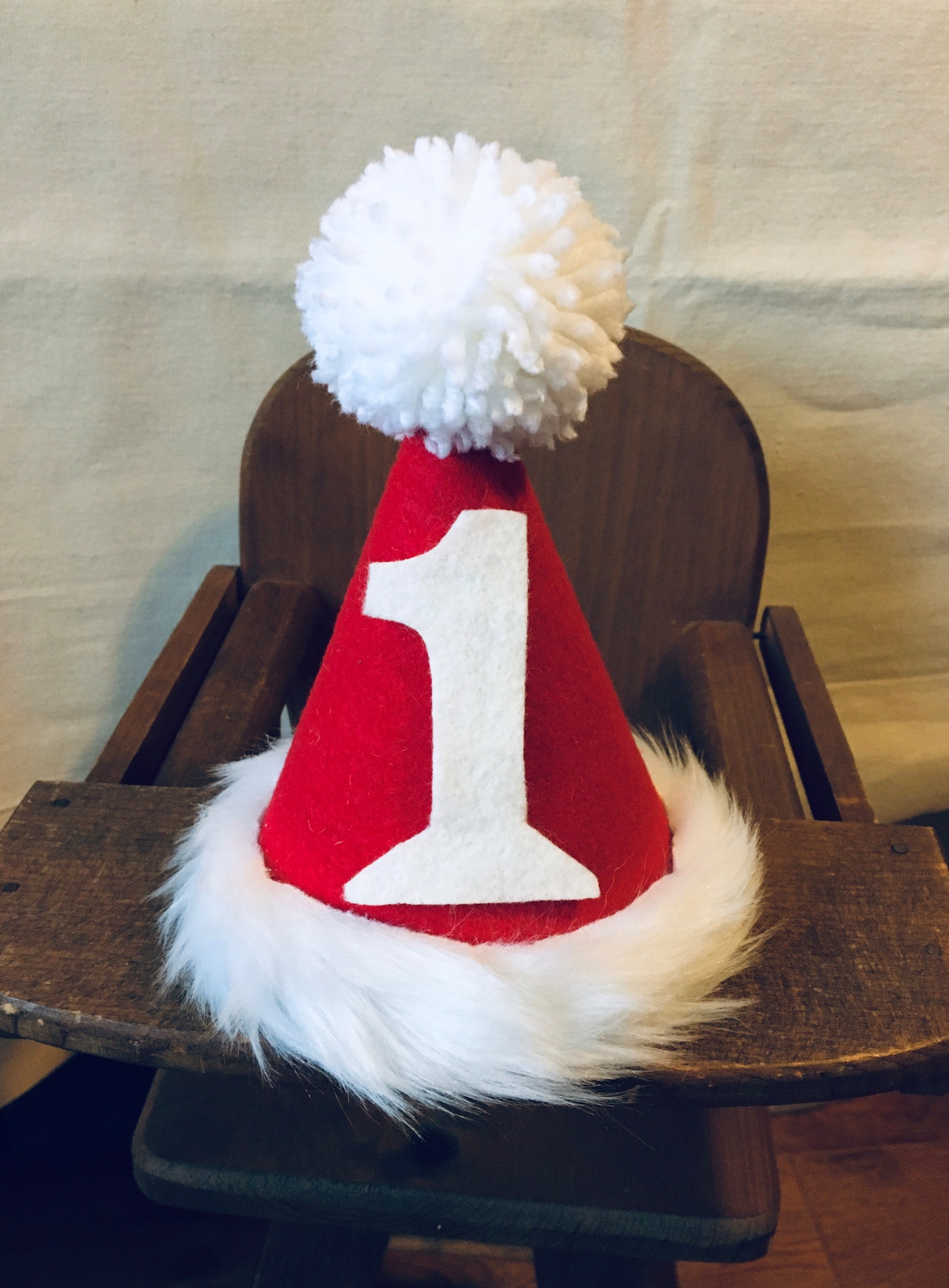 Santa Hat Santa Party Hat Santa Birthday Decor Birthday - Etsy