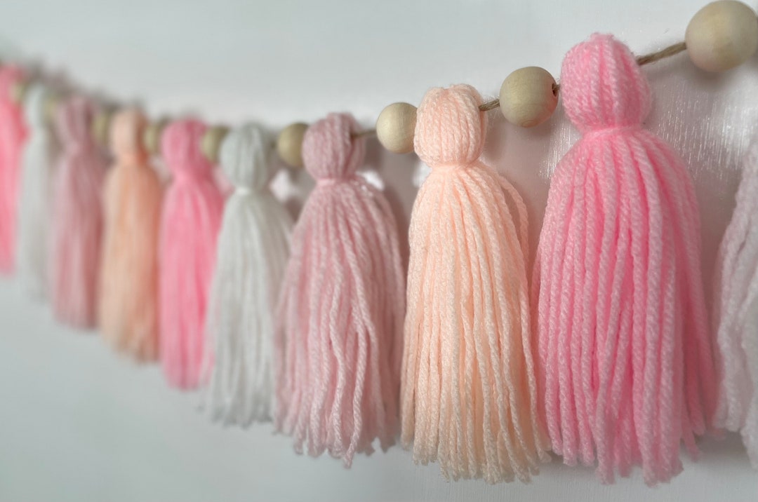 Tassel Garland- CUSTOMIZABLE - Wall Hanging - Party Decor - Pastel ...
