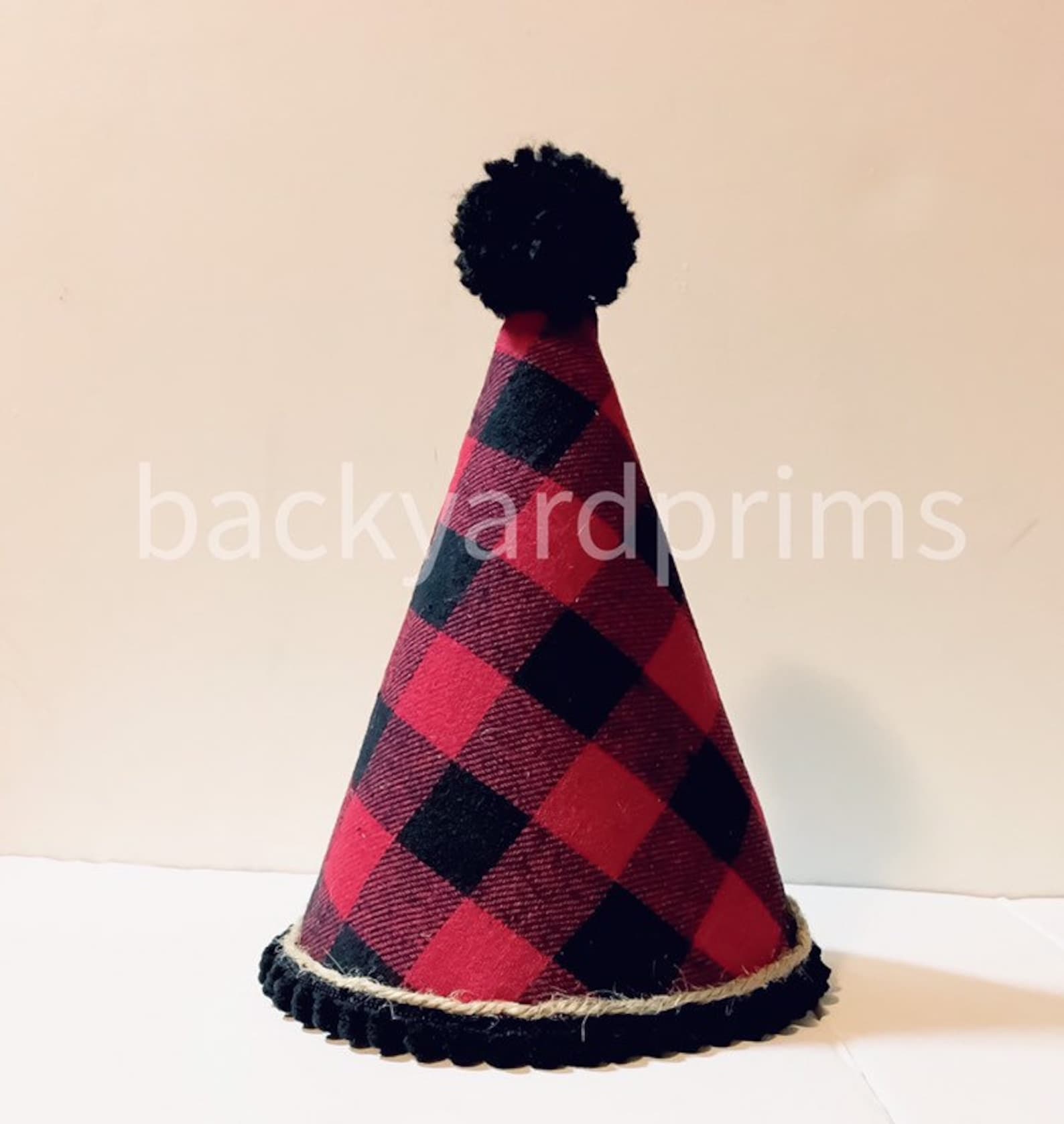 Lumberjack Party Hat Buffalo Plaid Party Decor Lumberjack | Etsy
