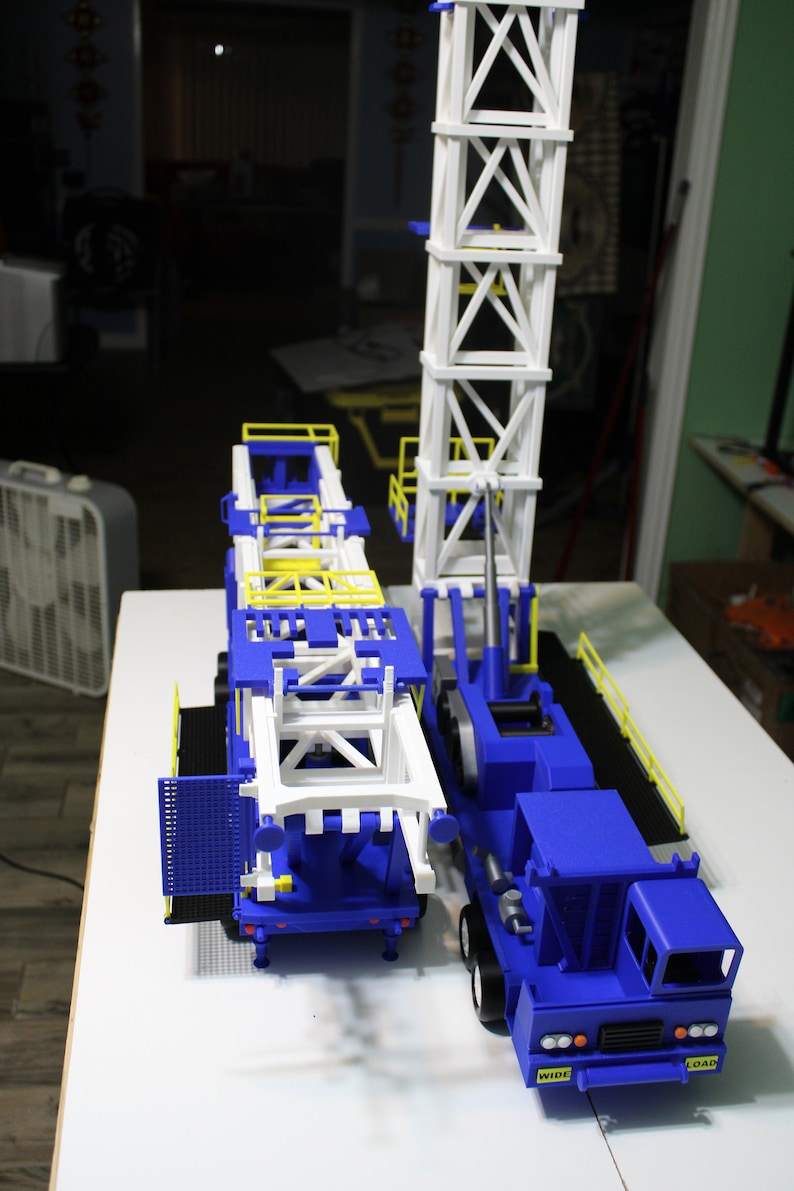 3D Printed Workover Rig Model | Oilfield Office Decor - Etsy