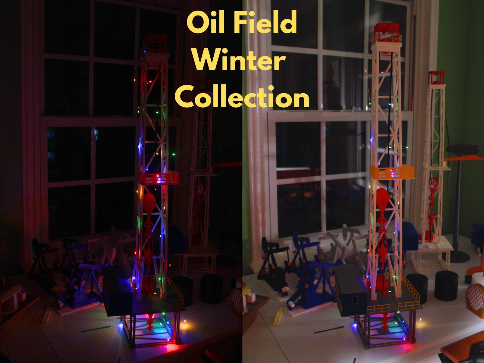 Drilling Rig Model 3D Printed | Oilfield Office Decor - Etsy