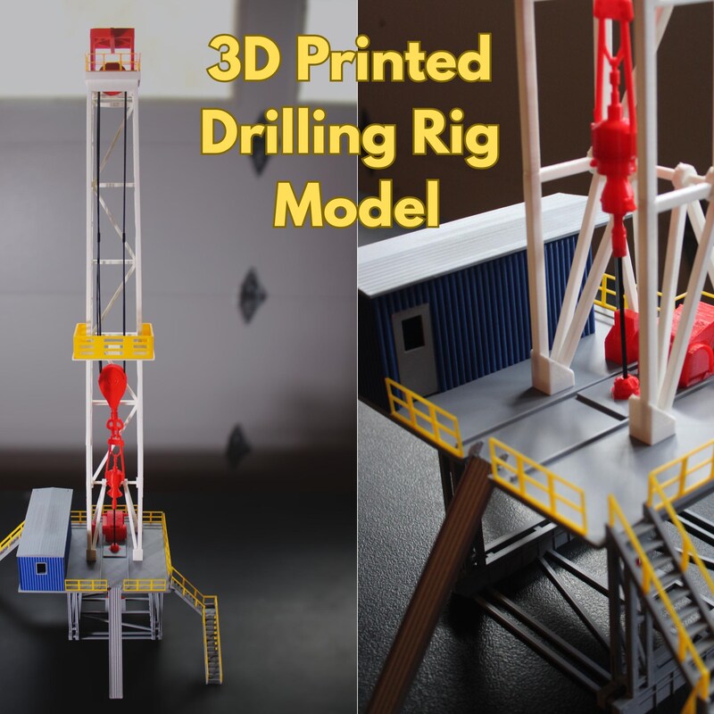 3d Printed Oil Field - Etsy