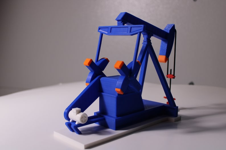 3D Printed Oil Well Pump Jack Model Kit | Oilfield Decor - Etsy