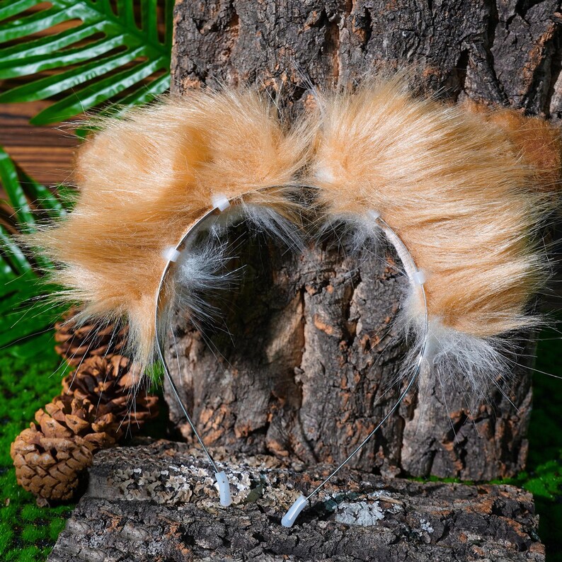 Golden Retriever Dog Puppy,handmade Artificial Fur Costume Ear Tail ...