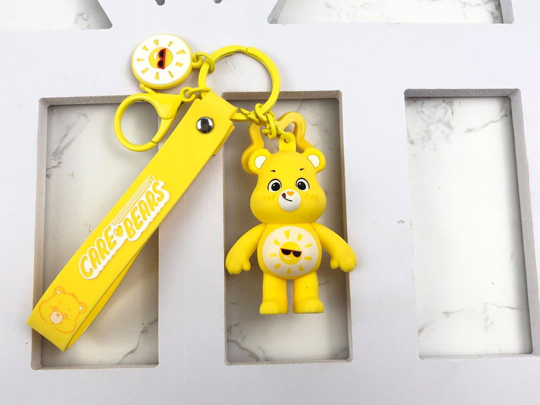 Care Bears Keychain-bear Keychain-bear Silicone Keychain-backpack ...