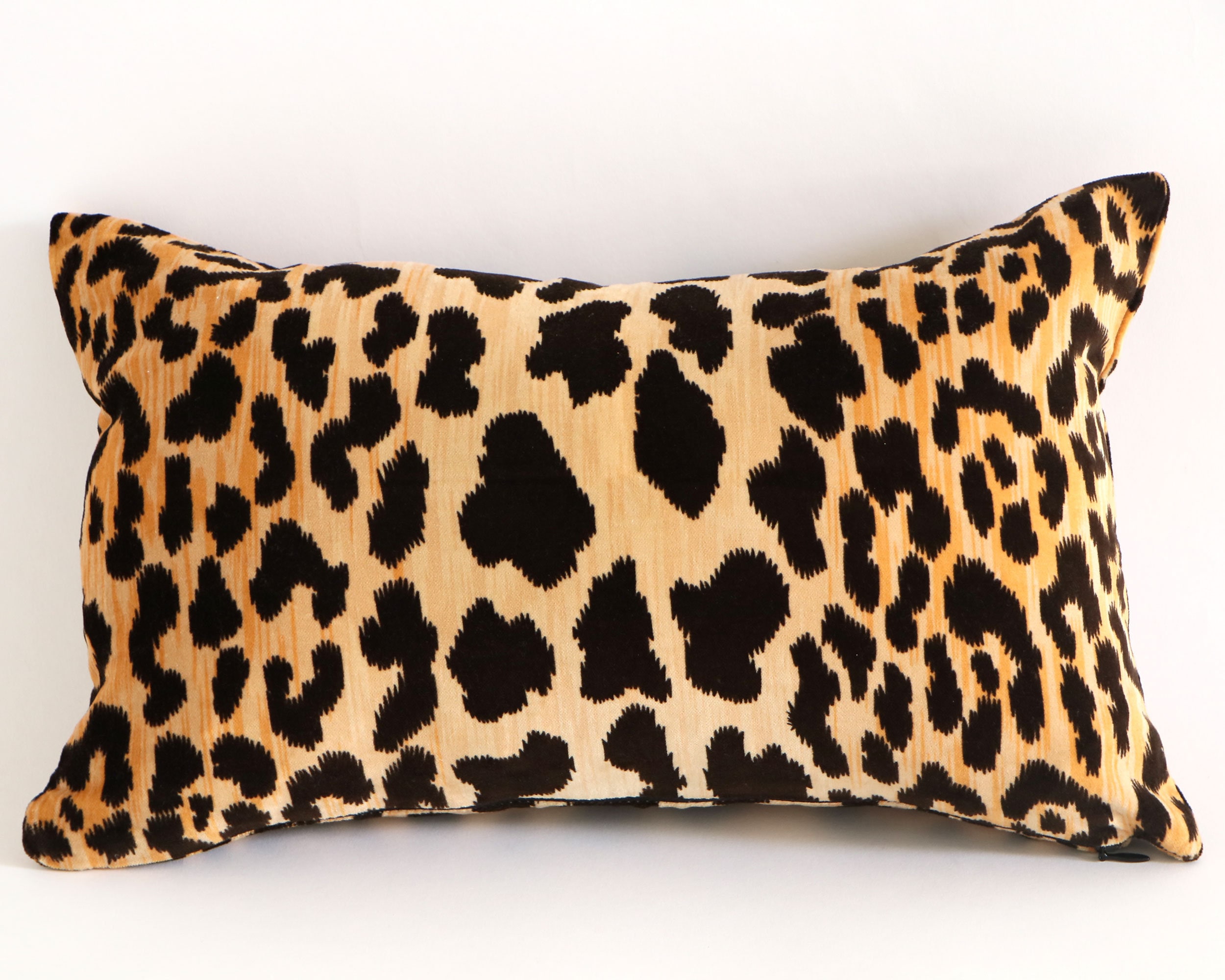 Cheetah Leopard Velvet Animal Print Throw Pillow Covers 12x18 Lumbar - Etsy