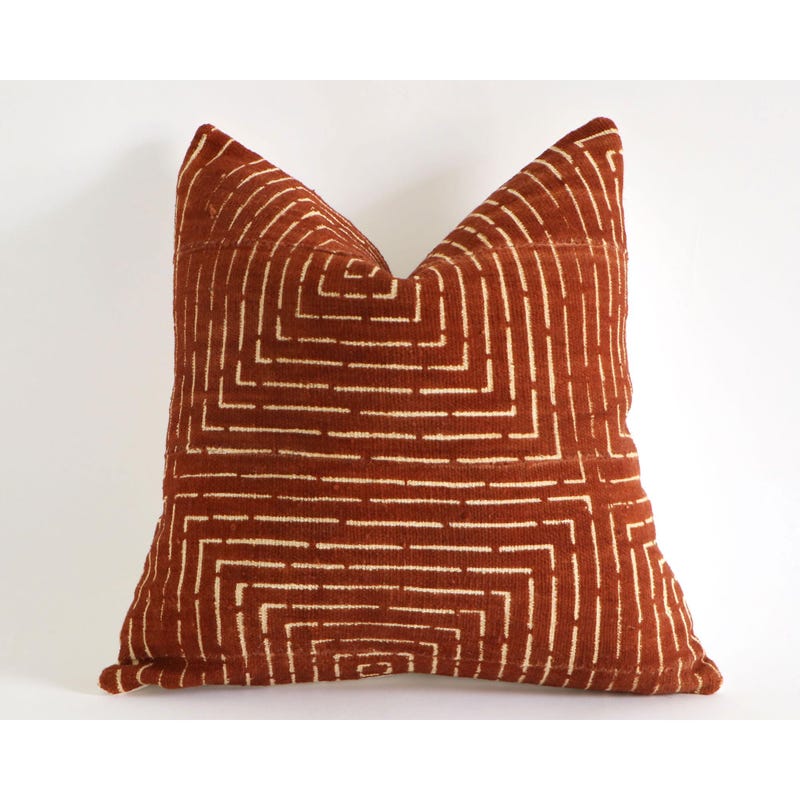 Burnt Orange Pillow - Etsy