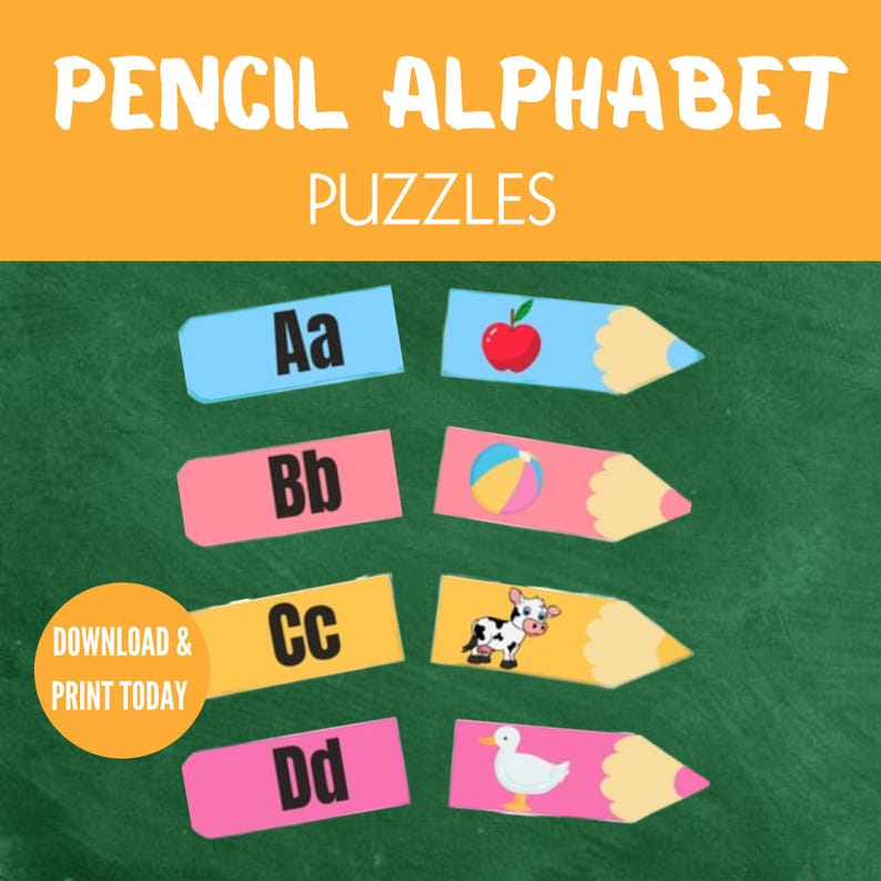 ABC Puzzle , Alphabet , Learning Alphabet Puzzle , Kids Alphabet Puzzle ...