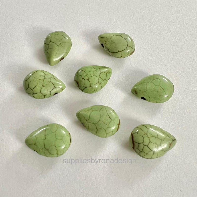 Lime Green Howlite - Etsy