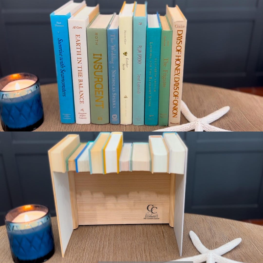 Hidden Book Storage: Faux Book Safe, Home Decor - Etsy