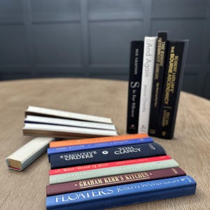 Custom Trimmed Book Spines: DIY Hidden Bookshelf Decor, Wall Art ...