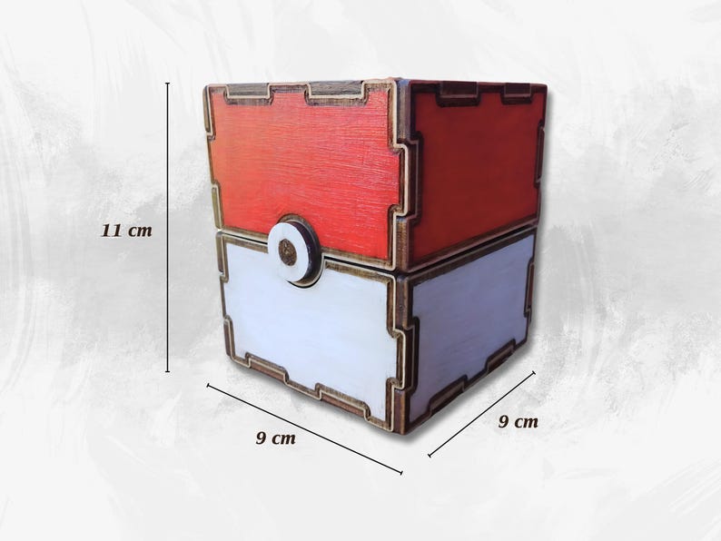 Pokemon Card Storage, Game Card Organizer for Pokemon, 4mm Wooden Card ...